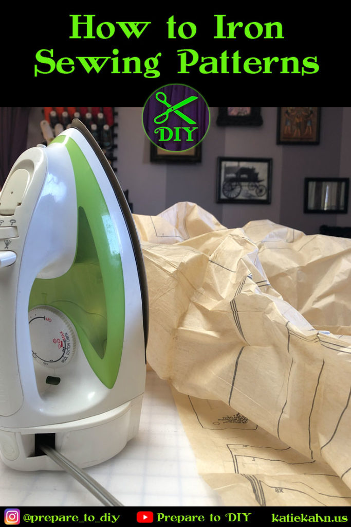 How to Iron Sewing Patterns – Prepare to DIY